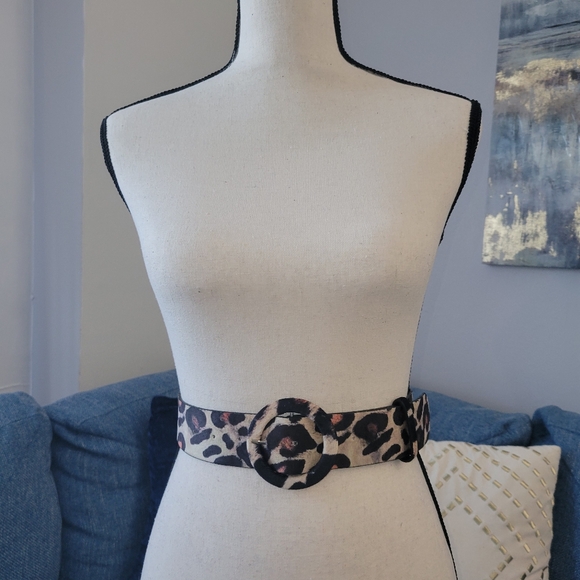 Accessories | Leopard Print Waist Belt | Poshmark